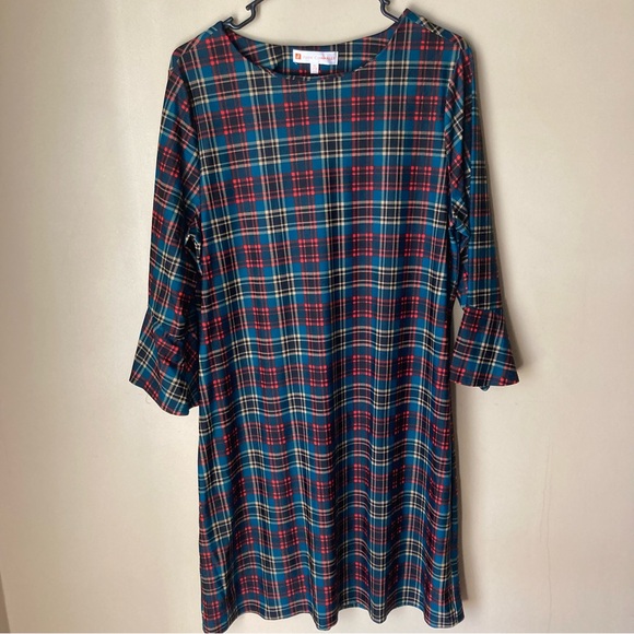 Jude Connally | Dresses | Jude Connally Tartan Plaid Dress Wflutter ...